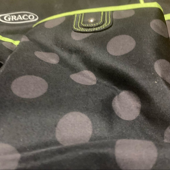 Graco | Bags | Graco Diaper Baby Bag Black Green | Poshmark